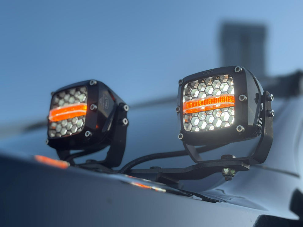 Honeycomb 2-in-1 Dual Color LED Pod Lights (1 Pair) – Signature Lux