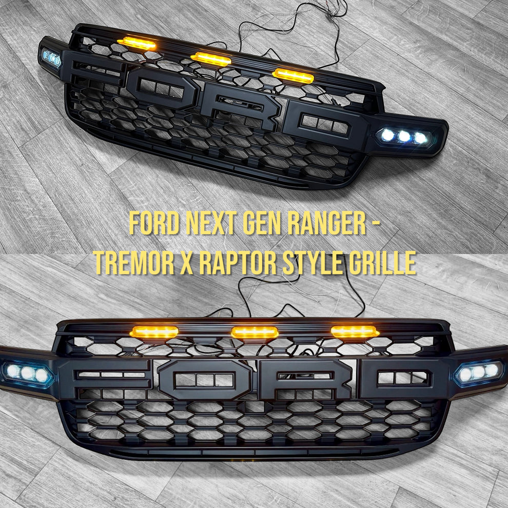 “Tremor x Raptor Style Grille’’ suitable Ford Next Gen Ranger/Wildtrak ...